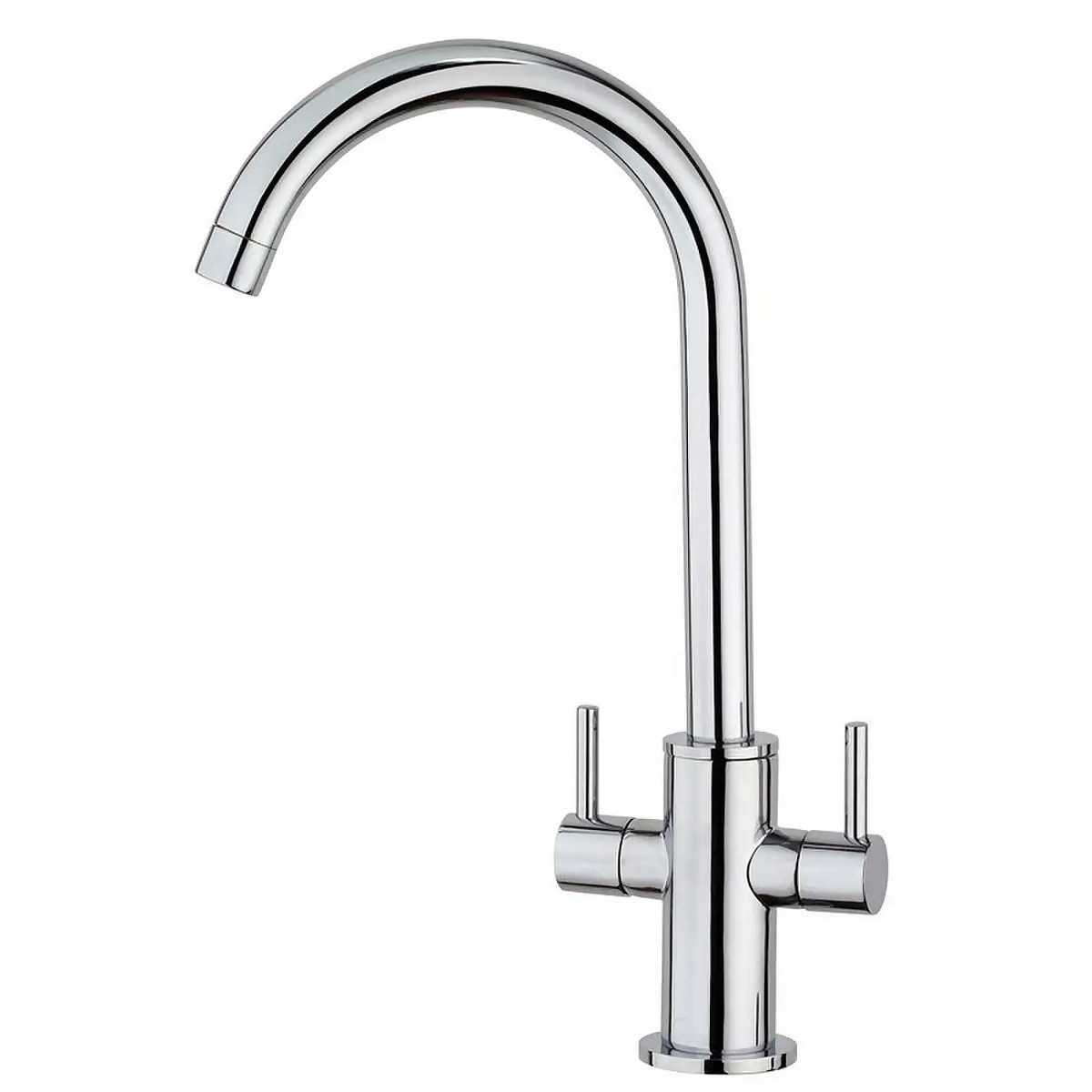 Leonie Twin Lever Tap Chrome — Wise Bathrooms