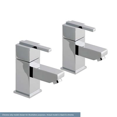 Prado 600 Chrome 1/4 Turn Basin Taps — Wise Bathrooms
