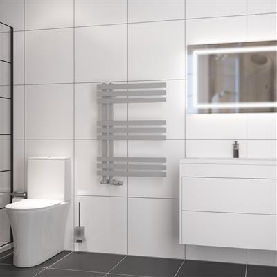 Hurley Matt Grey Towel Radiator 800 x 600mm — Wise Bathrooms