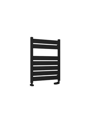 Santero Matt Black Towel Radiator 800 x 500mm — Wise Bathrooms