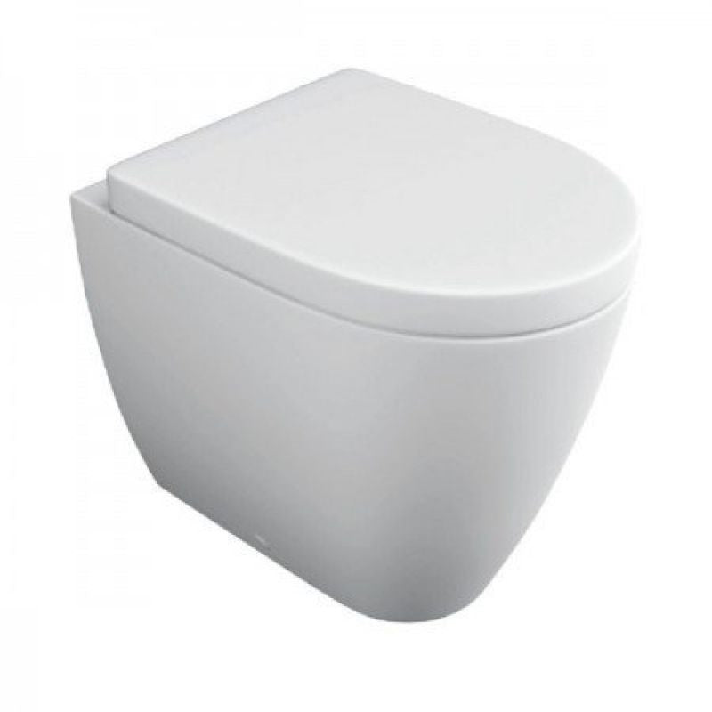 Kartell KVit Genoa Back To Wall WC Toilet with Soft Close Seat — Wise ...