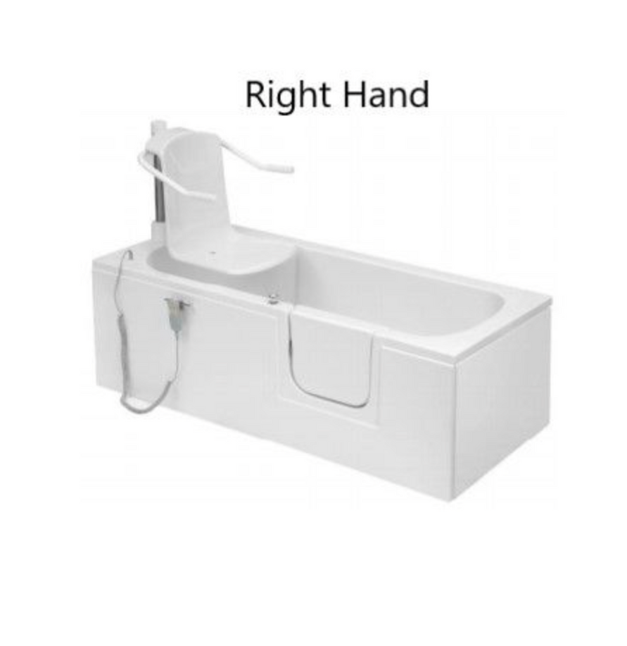 Trojan Liberty Easy Bath Walk In Bath with Powered Seat 1700 x 700mm L ...