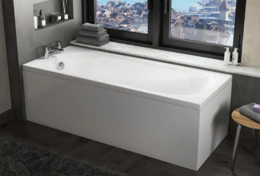 Round Single Ended Acrylic Bath 1700 x 750mm — Wise Bathrooms