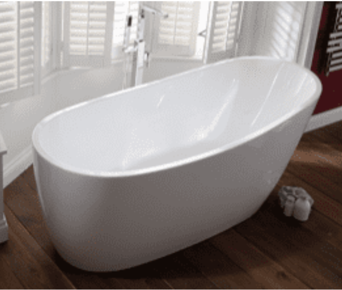 Pano Thin Edged Two-Skinned Freestanding Bath 1700 x 750mm — Wise Bathrooms