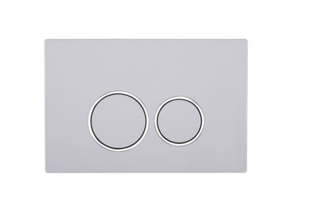 R Series Chrome Push Plate — Wise Bathrooms