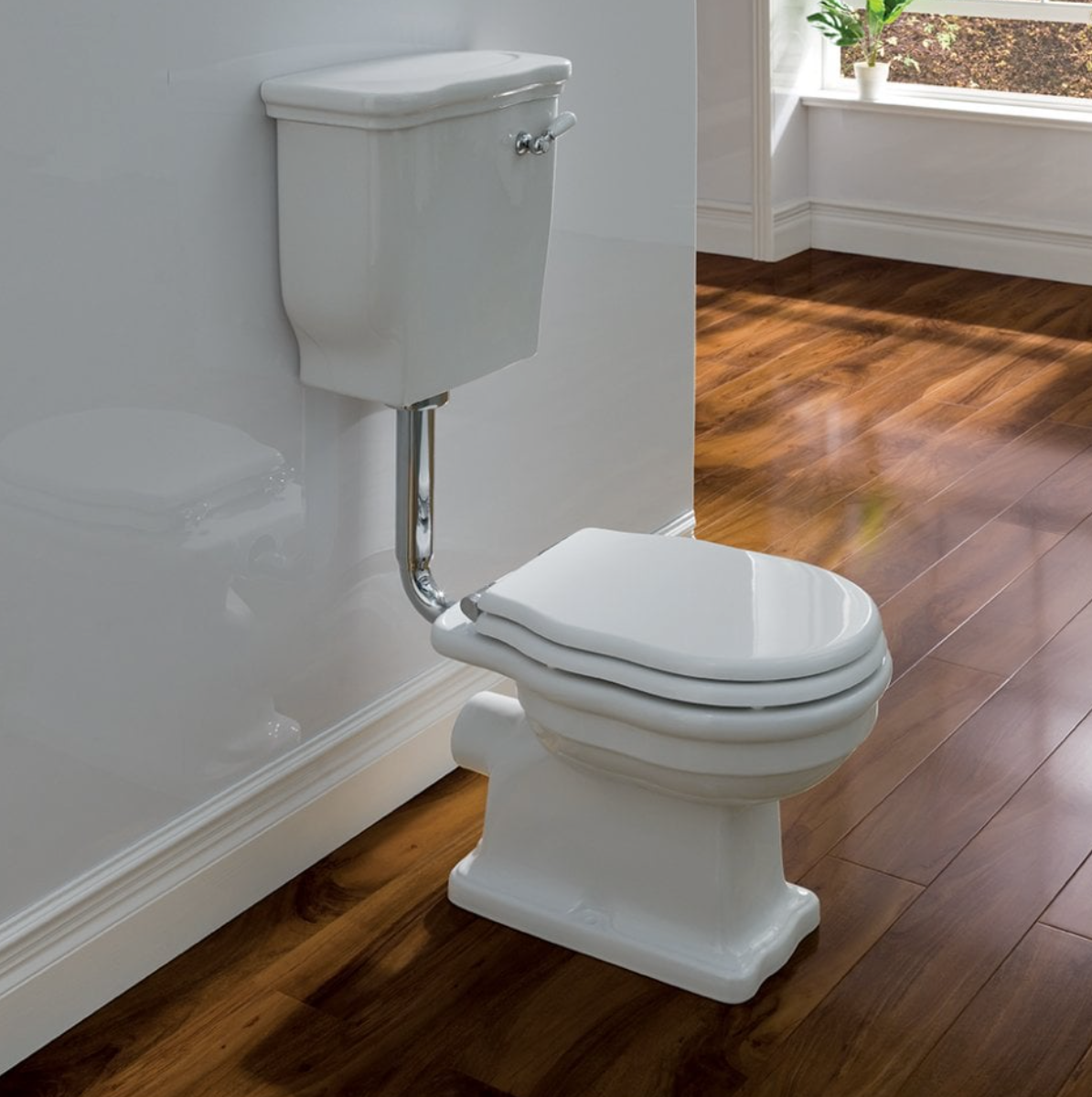 Fino WC Pan with Low Ceramic Cistern and Soft Close Seat — Wise Bathrooms