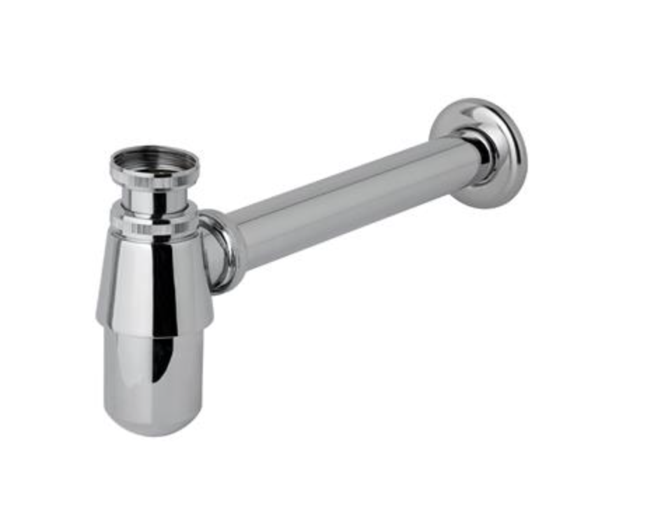 Eastbrook Chrome Minimalist Bottle Trap — Wise Bathrooms