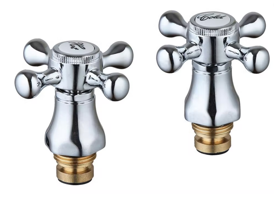 Skara Chrome Cross Head Tap Conversion — Wise Bathrooms