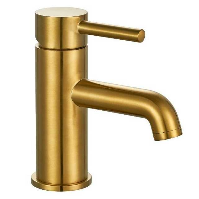 Ottone Brass Monobloc Basin Mixer Tap - Kartell — Wise Bathrooms